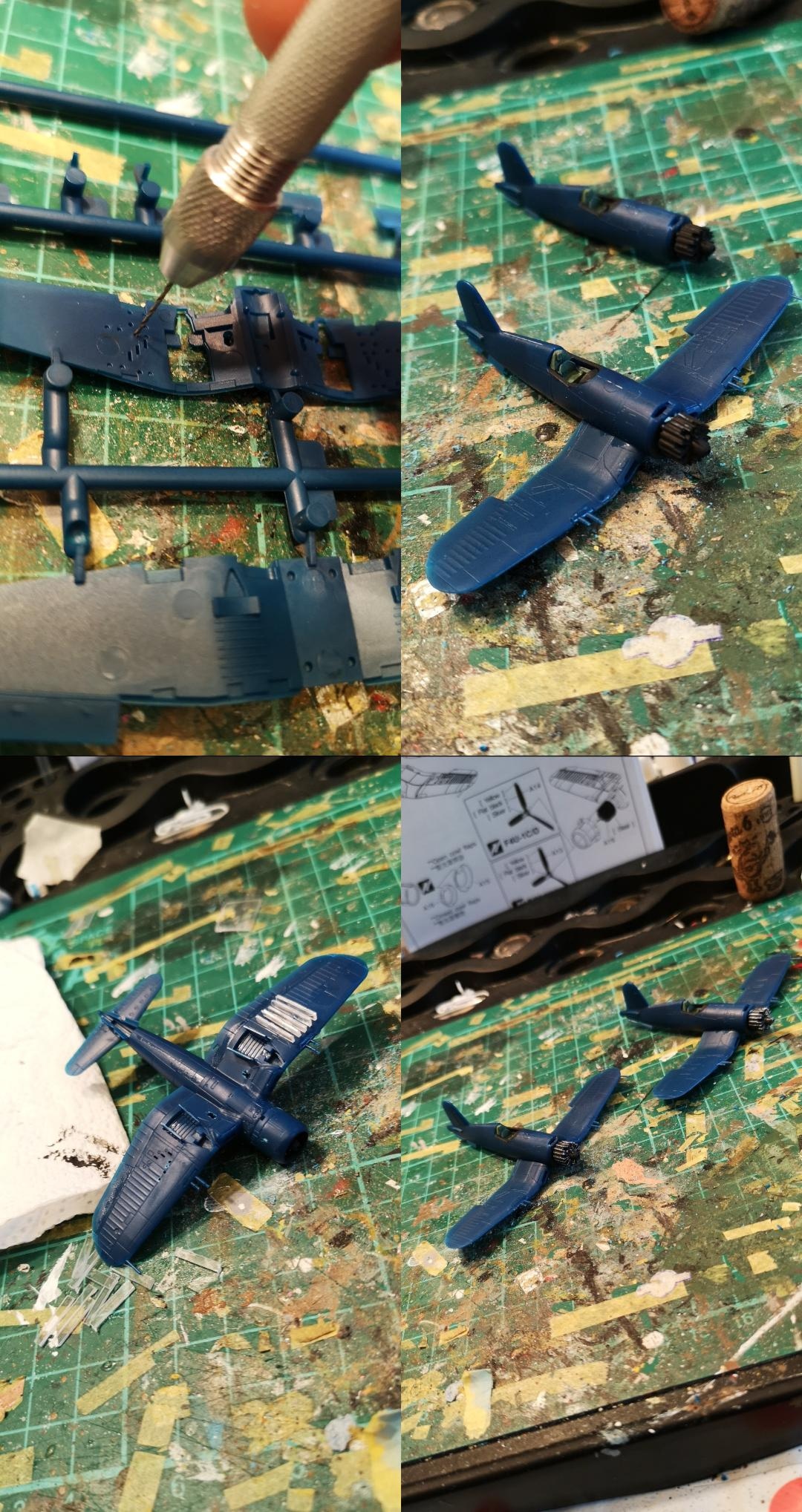 A pair of Aéronavale AU-1s - Indochina 1954 **COMPLETE** - Vought F4U ...